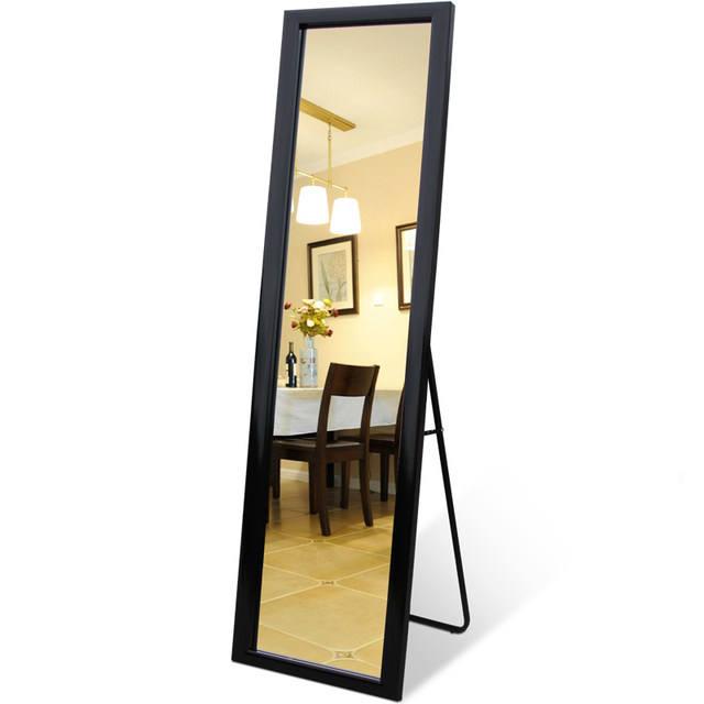 BOLEN simple full-length mirror, full-length mirror, mobile fitting ...