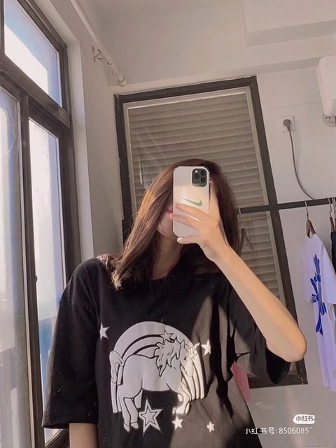 Spot Vetements Rainbow Consortium Star Long Bar Round Neck Loose Short ...