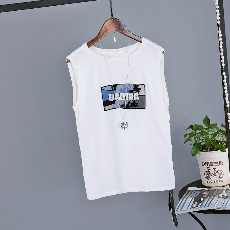 Ba series 2018 summer counter genuine new style new round neck splicing ...