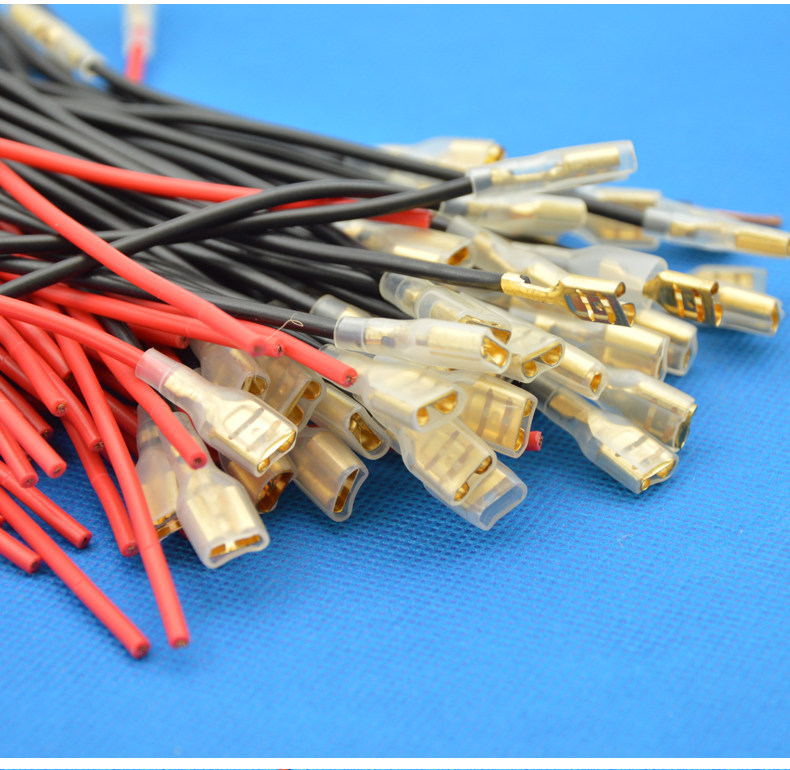 Car universal horn wire plug connector terminal copper wire core snail ...