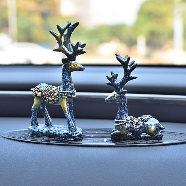 Car Ornament Ornament Safe voyage Deer Car Decoration High-end Creative ...