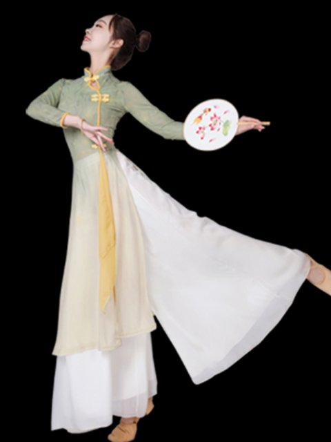 New classical dance costumes Chinese dance tulle dress Floating dance ...