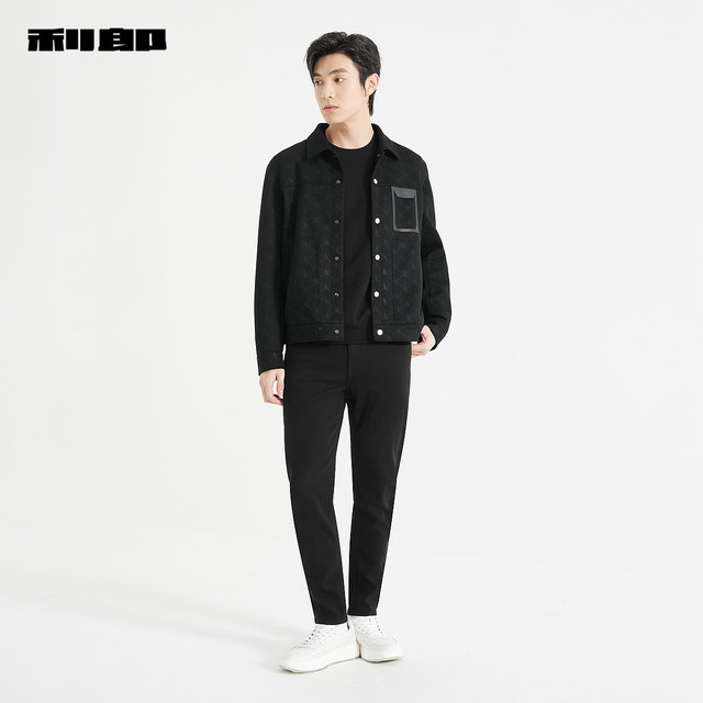 Lilanz Official Jacket Men's Full Print 2024 Autumn Jacket 24QJK6013Y/2Y/1Y