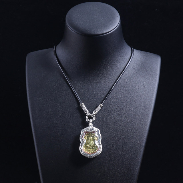 Thailand Buddha amulet LP Kun 2536 money bag itself like sterling ...