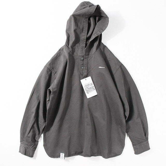 Japanese workwear jacket autumn pure cotton versatile long-sleeved ...