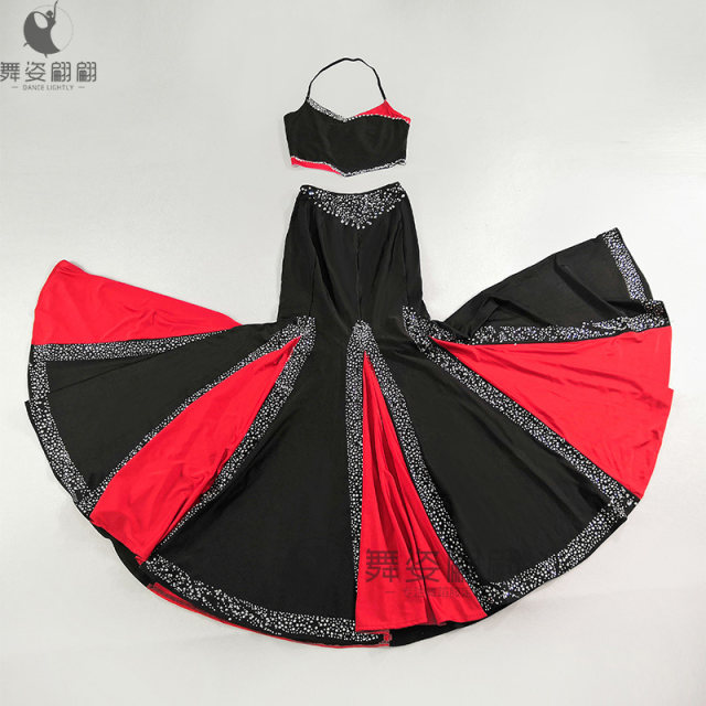 Taoli Cup Daughter Flower Black Dance Costume Performance Costume Group ...