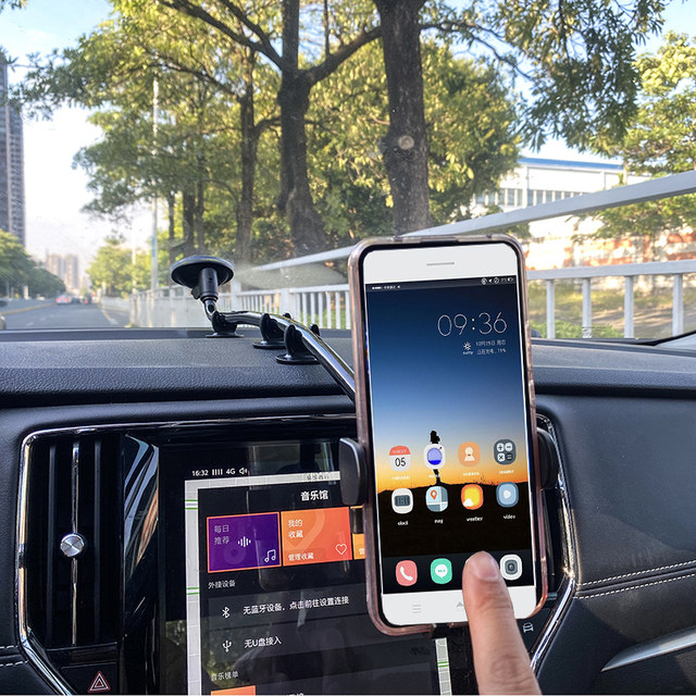 Mobile phone car holder suction cup 2023 new bendable fixed car ...