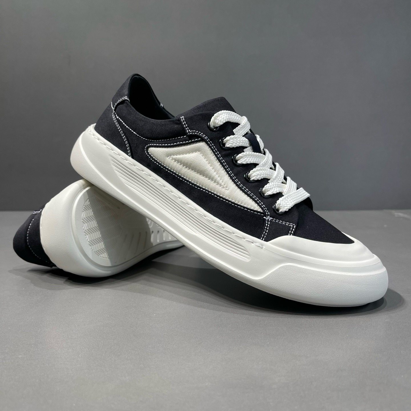 Maple fashion new lace-up sports casual shoes knitted cloth refreshing ...