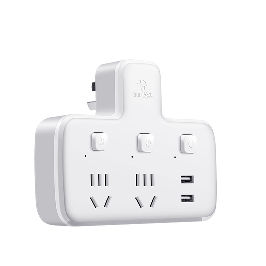 Bull Kitchen Socket Expander - Multi-Outlet Plug with Switch