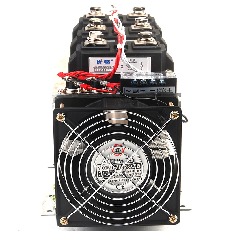 Saimicrown H3200zf 100A-400A Three-Phase Solid State Relay Kit with ...