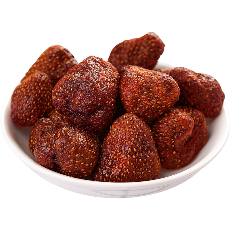 Rasa plum stroberi kering panggang asam dan manis buah kering camilan ...