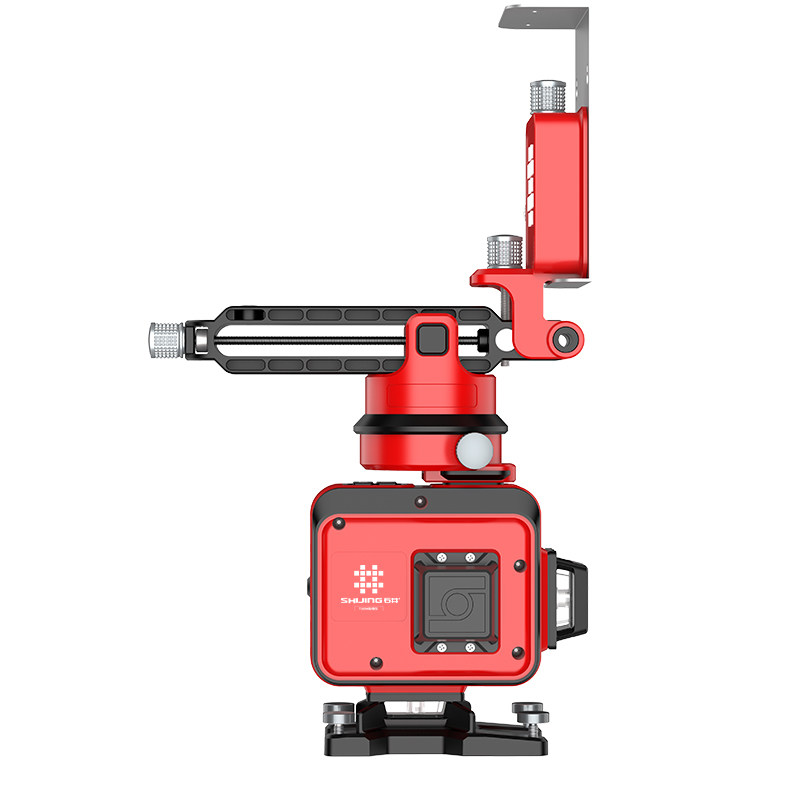 Ishii 12-regelige groenlicht-wand-/vloergemonteerde niveaumeter - hoge precisie laser-infrarood