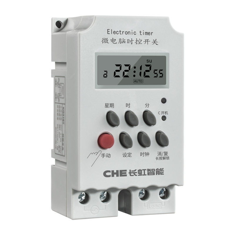 Pengawal Masa Mikrokomputer 12V 24V DC Suis Masa - Che changhong pintar ...