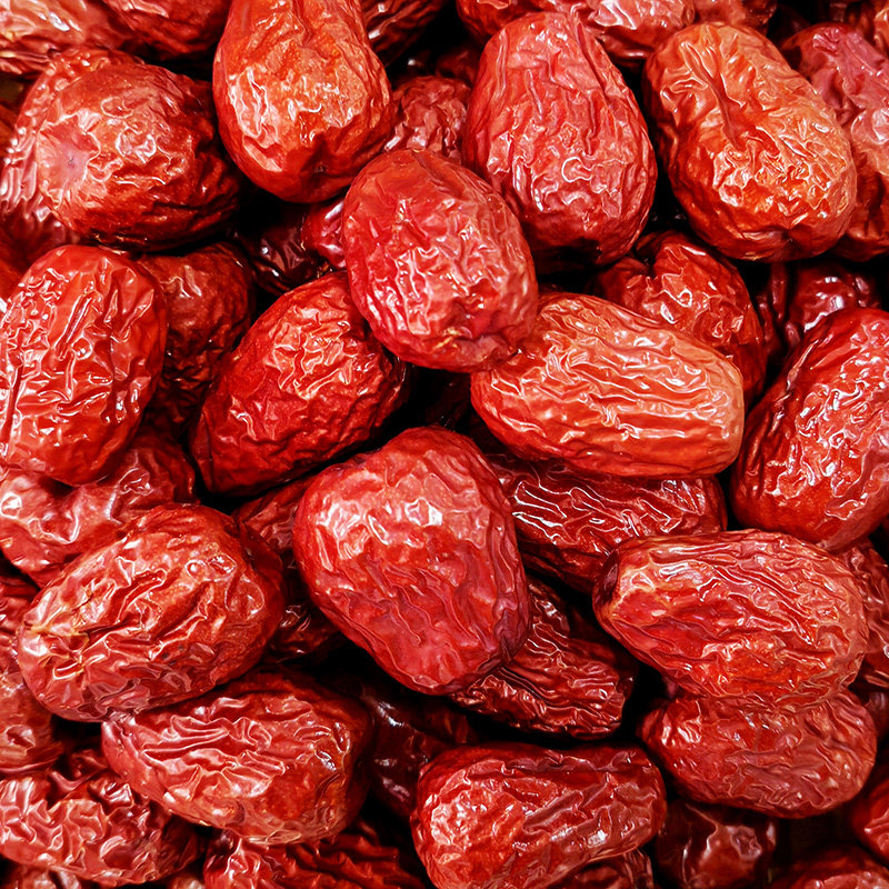 Xinjiang Hotan Jujube - Suszone Czerwone Daktyle - 500g - Shell Tree