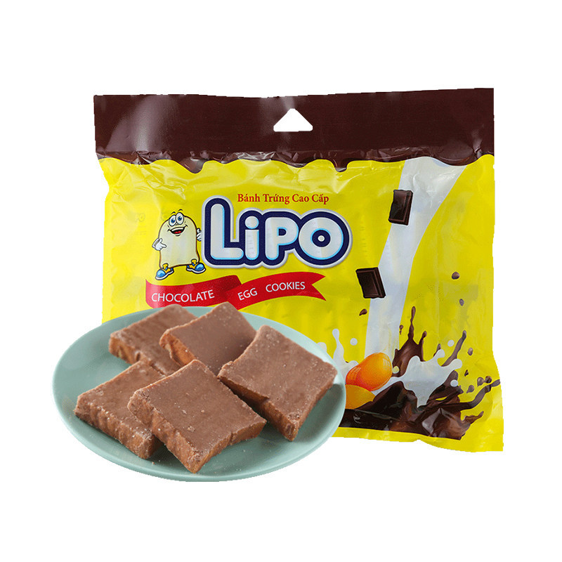 Lipo Chocolate Rusk 300g - Imported Vietnamese Snack