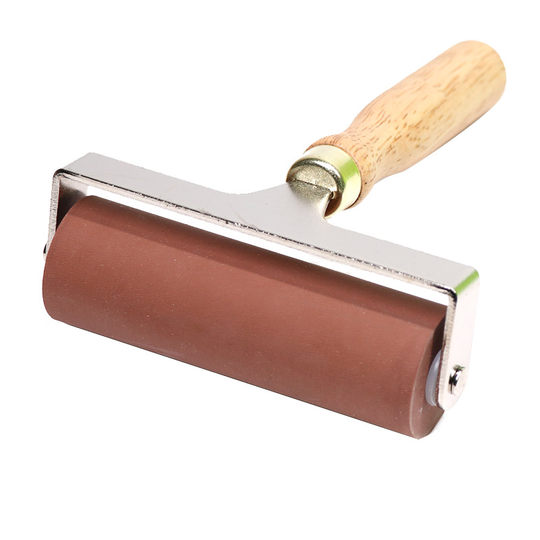 Huiyoumei Advanced Printmaking Roller - Red Ink Roller 1cm, 1.5 inch, 3 ...