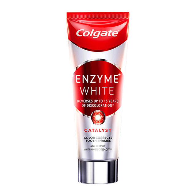 The same Colgate red tube enzyme active whitening toothpaste of the ...