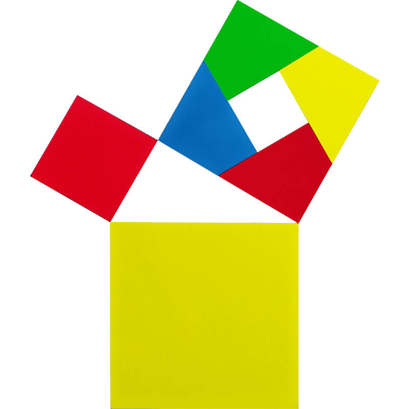 Puzzle de géométrie sur le théorème de Pythagore - Aide pédagogique Fucheng