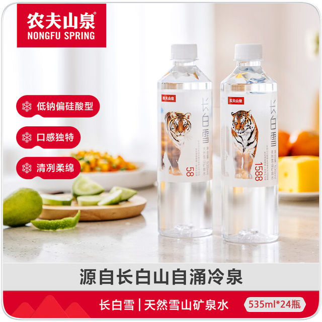 Nongfu Spring Changbai Snow Natural Snow Mountain Mineral Water is ...