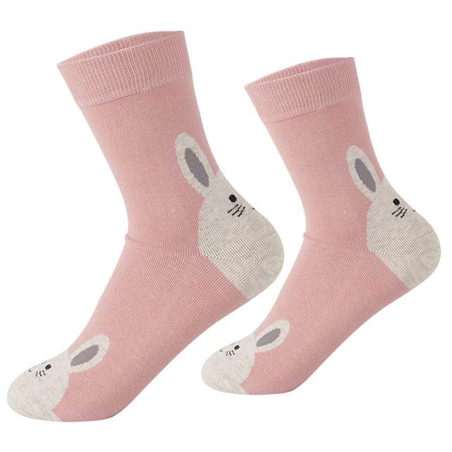 Langsha Socks Women's Mid-calf Socks Pure Cotton Spring and Autumn ...