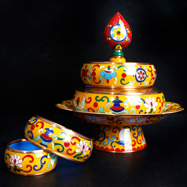 Jingtai Blue Model Bronze Panpan Tibetan Tibetan Repair Manzan ...