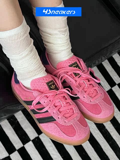 ADIDAS clover GAZELLE INDOOR suede moral training retro T-toe splicing ...