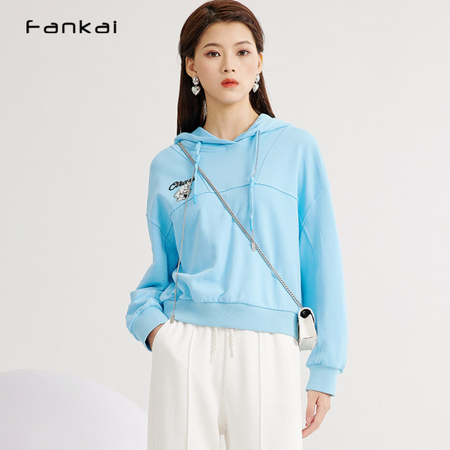 Fankai casual hooded sweatshirt for women spring, autumn and winter new ...