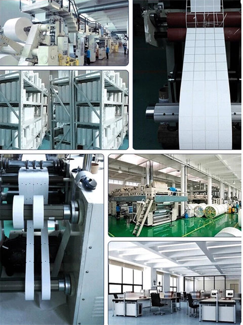 Removable coated paper self-adhesive easy-to-tear labels furniture ...