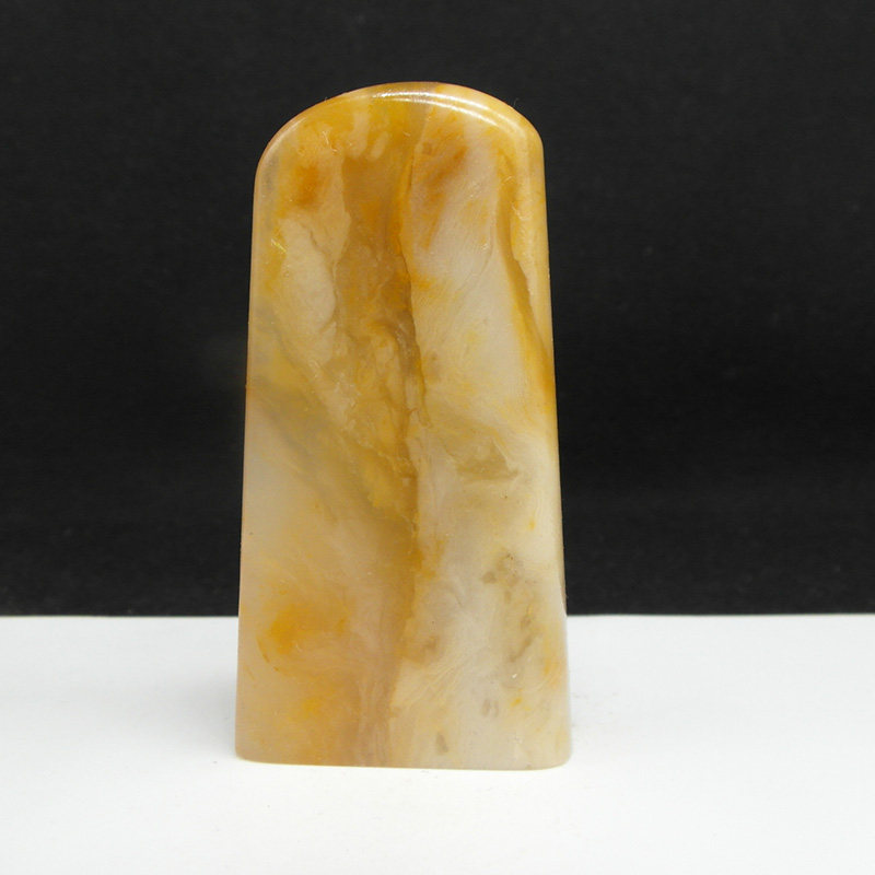 Bahrain Stone Seal Material - Natural Yellow Balin Stone for Carving ...