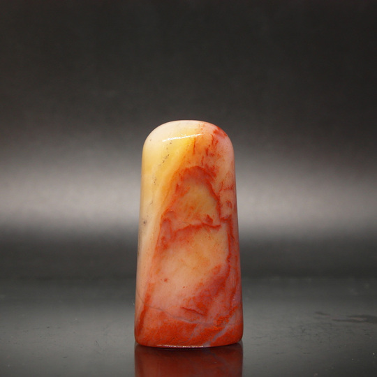 Bahrain Stone Seal Material - Natural Safflower Frozen Stone - 20x14x42mm