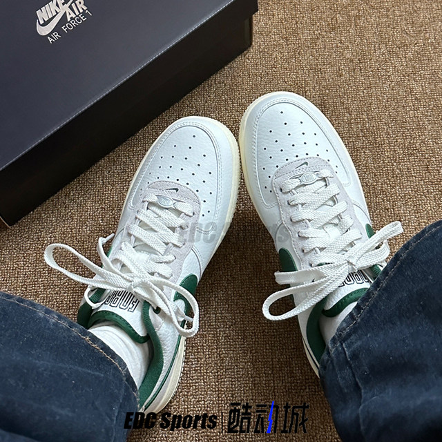 Nike Nike Air Force 1 Green White AF1 Air Force No. 1 retro casual ...