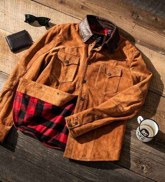 Suede Overseas Purchasing Handmade Charming Single Breasted Chest ...