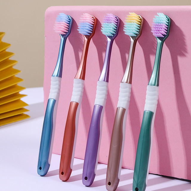 Sanxiaomeijie 10-piece adult large-head soft-bristle toothbrush ...