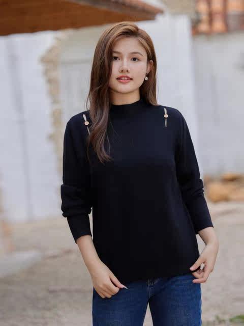 Xianli show large size women's clothing spring new fat mm semi -high ...