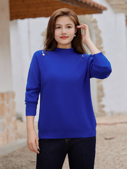 Xianli show large size women's clothing spring new fat mm semi -high ...