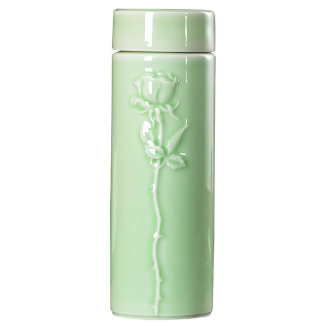 Double-layer ceramic insulated cup with ceramic filter tea cup large ...