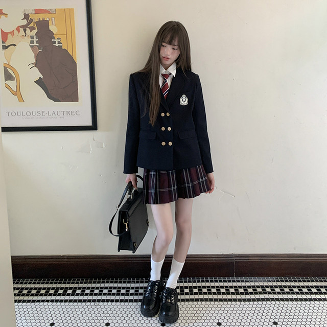 In the age of Tokyo, JK uniform pleated skirt original design Japanese ...