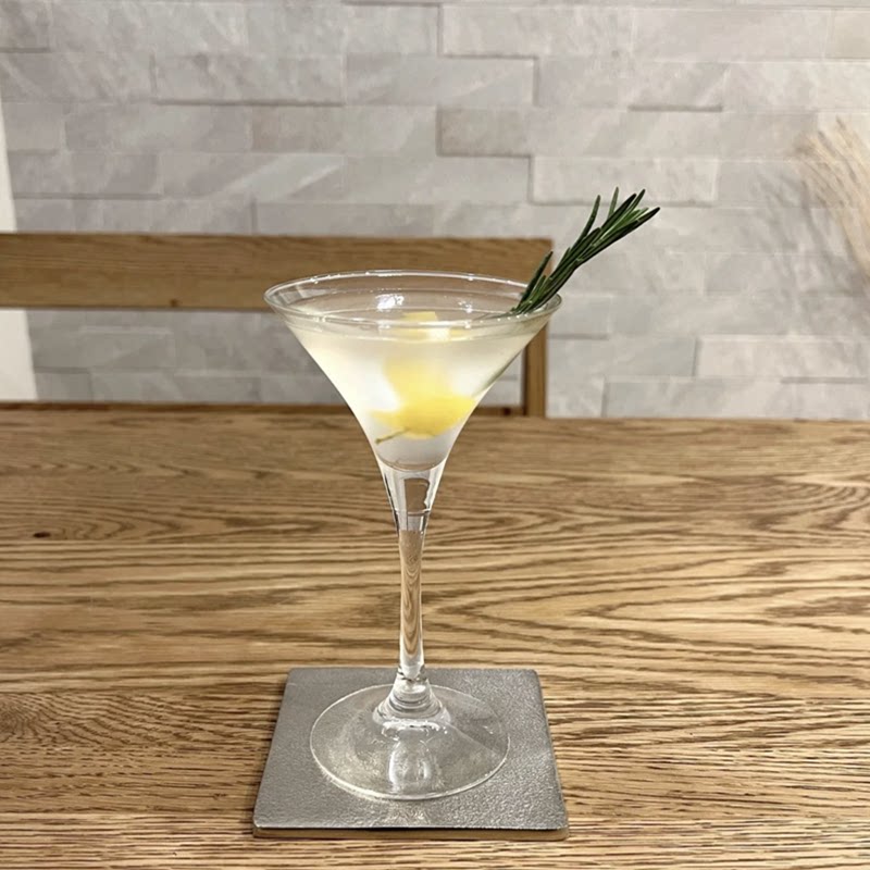 Japanese Crystal Martini Glass Tall Cocktail Glass Toyo Sasaki Dry Martini