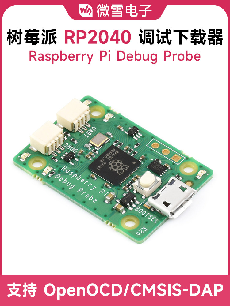 Raspberry Pi Debug Probe RP2040 USB Serial Downloader - Slight Snow