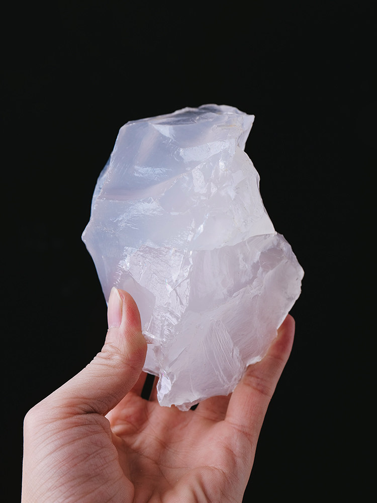 Runyangshi White Crystal Rough Stone - High-Purity Quartz for Carving ...