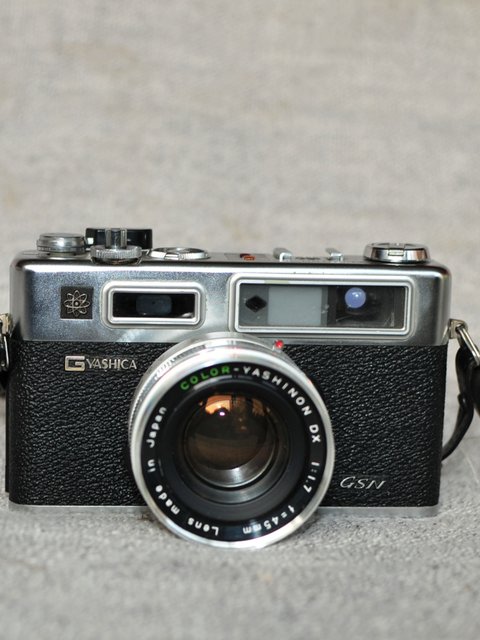 Yasica 45mm fixed focus 135 SLR camera mechanical film machine metal ...