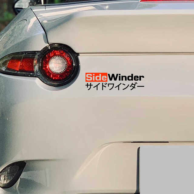 Side initial D rear window car sticker Wangan modified personalized ...
