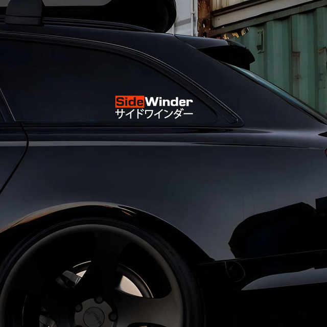 Side initial D rear window car sticker Wangan modified personalized ...