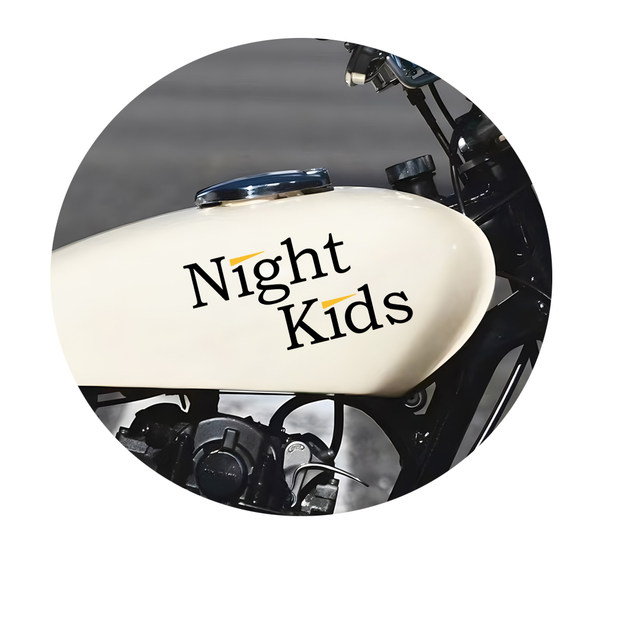 NightKids car sticker initial D sticker Wangan modified fleet sticker ...