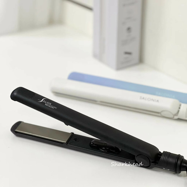 Japanese local version! SALONMOON imported curling iron straight clip dual-use mini does not ...