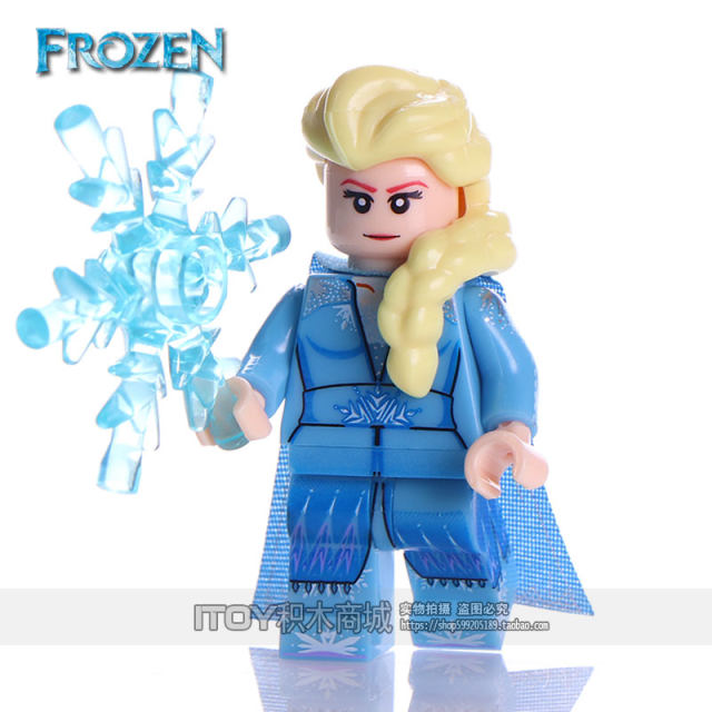 Chinese Building Blocks Frozen 2 Animation Building Blocks WM6084 Elsa ...