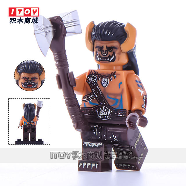 Chinese building blocks X0285 medieval series medieval war cannibal ...