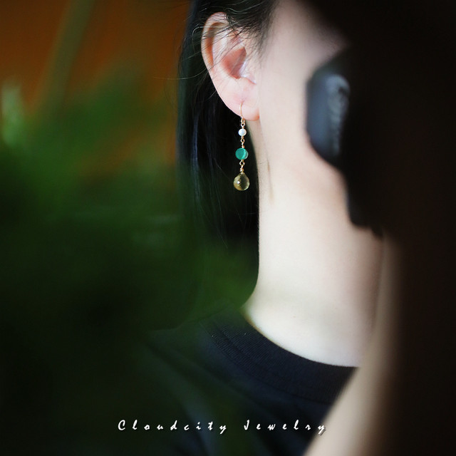 Cloudcity original design refreshing temperament niche lemon crystal ...