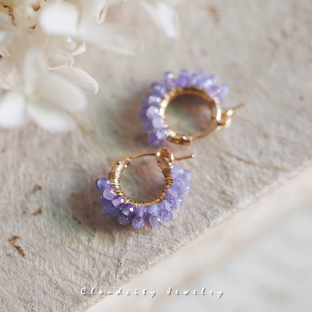 Cloudcity Mushan Zi original design four seasons time earrings gentle ...