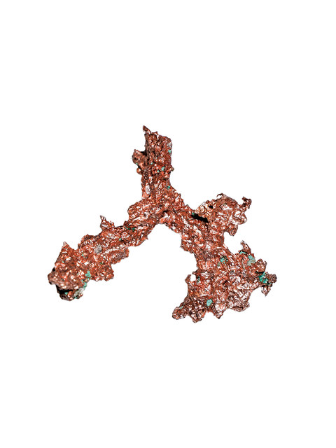 Natural copper ore rough ornament natural metal raw ore crystal ...